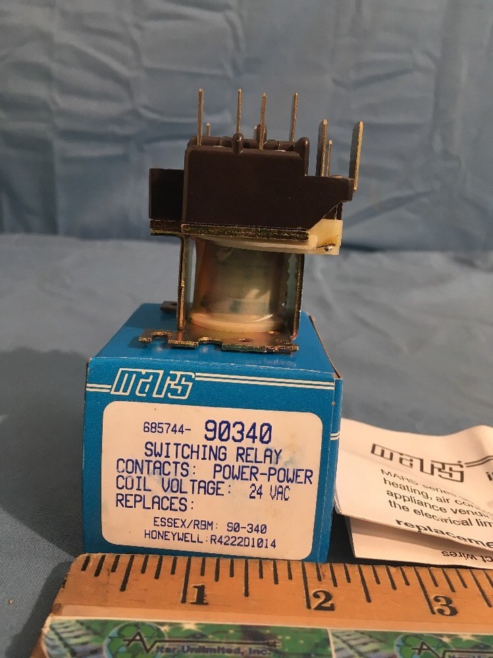 NEW MARS 685744-90340 Switching Relay 24VAC Coil Replaces R4222D1014 ...