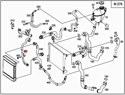 Genuine MERCEDES A207 C207 C218 S212 W212 X218 Coolant line 2782003451 ...