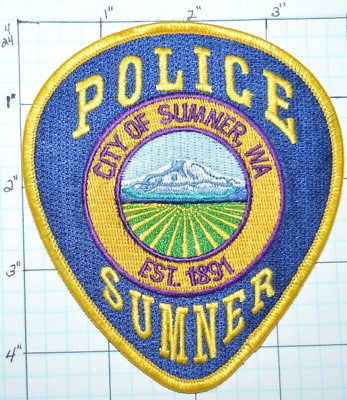WASHINGTON, CITY OF SUMNER POLICE DEPT PATCH | eBay