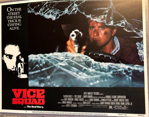 LAPD POLICE - VICE SQUAD MOVIE 1982 LOBBY CARD ORIGINAL 11X14 HEAVY ...
