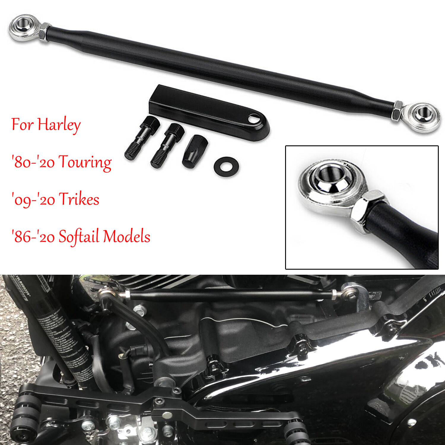 Shifter Lever Shift Linkage Link For Harley Street Glide FLHX Softail ...