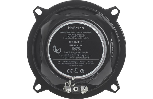 Infinity Primus 5012is Car Speaker Tweeter Pair Black 120w for sale ...