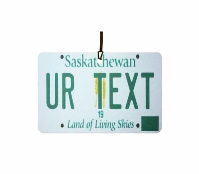 Personalized Saskatchewan License Plate Car Air Freshener | eBay Australia