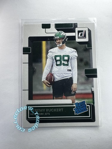 Jeremy Ruckert Rated Rookie 2022 Panini Donruss NFL No.391 New York ...
