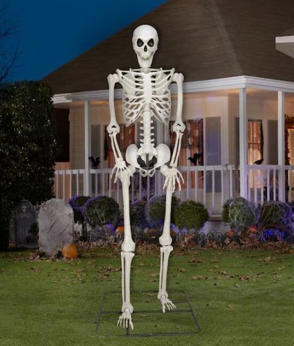 10 FT POSEABLE SKELETON WITH STAND OUTDOOR YARD DECOR | eBay