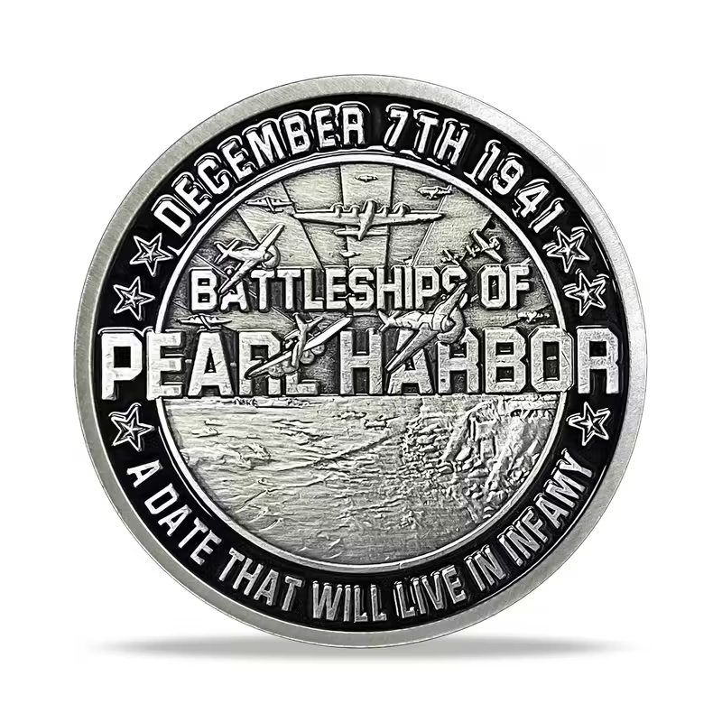 Navy USS Arizona BB-39 Challenge Coin Collectable Military Ship Pear ...