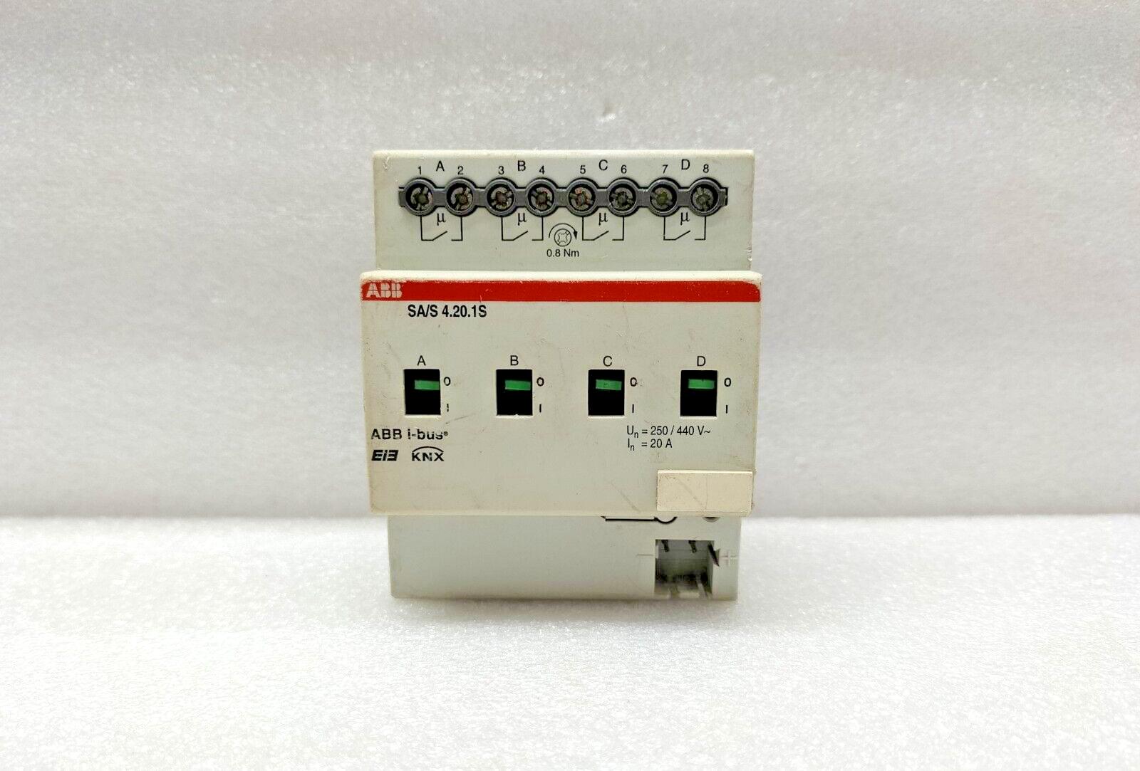 ABB SA/S4.20.1S SWITCH ACTUATOR 4F,20A ,2CDG110048R0011 | eBay