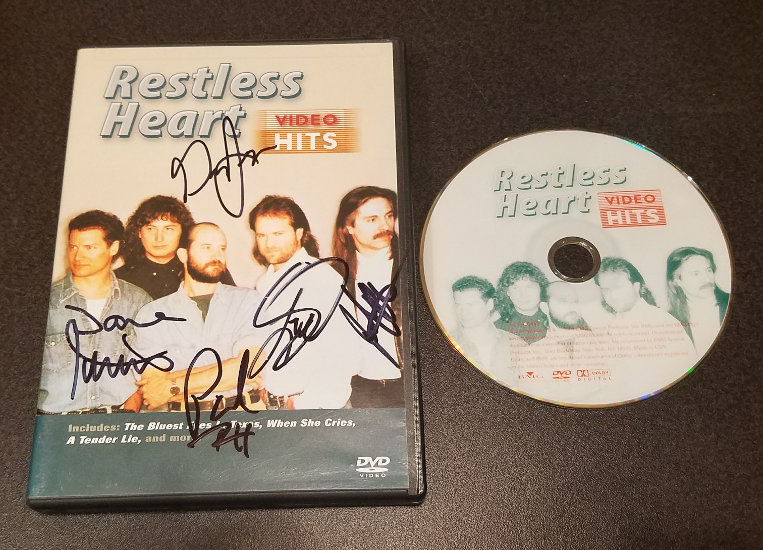 Restless Heart: Video Hits (DVD, 2004) country music Bluest Eyes In ...