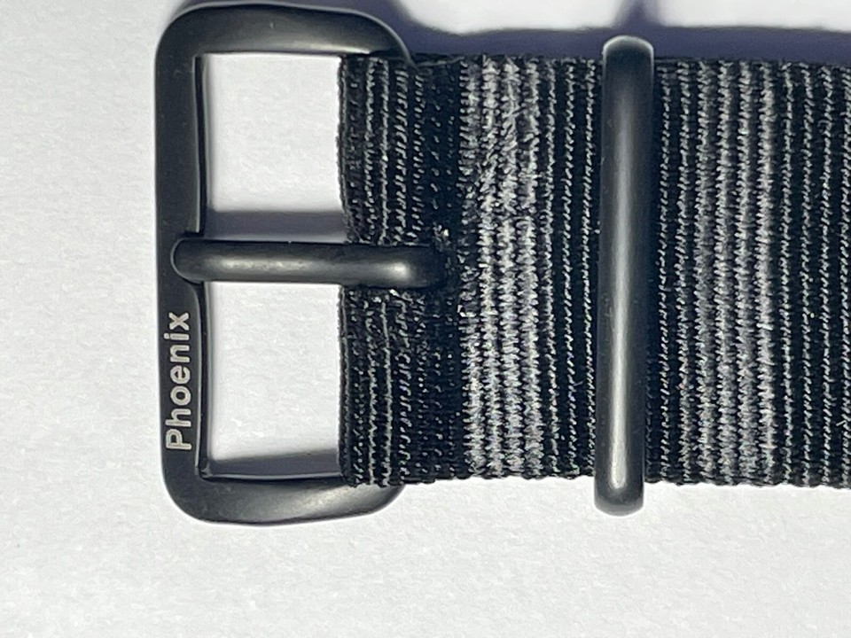 Genuine Phoenix® Straps MOD UK Stealth Black with PVD fittings contrast logo | eBay
