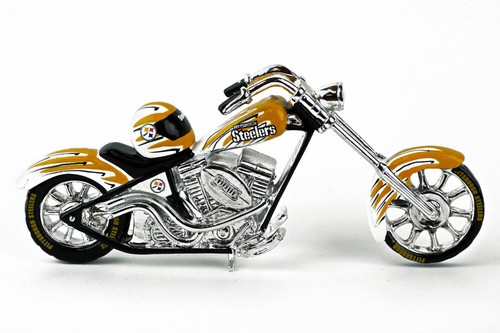 Hamilton Collection Pittsburg Steelers Diecast Chopper Motorcycle (VIII ...