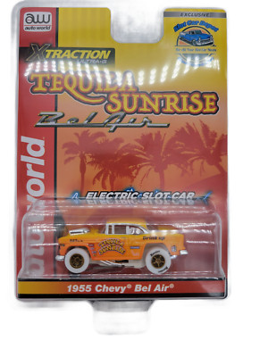 Auto World Exclusive '55 Chevy Bel Air I Wheel Tequila Sunrise Only 46 ...