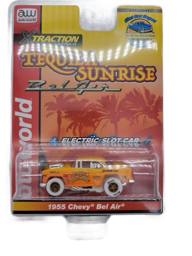 Auto World Exclusive '55 Chevy Bel Air I Wheel Tequila Sunrise Only 46 ...