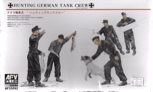 AFV Club, WWII Hunting German Tank Crew, Figures in 1/35 092 DO ST | eBay