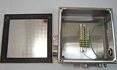 10x10x5 Steeline NEMA 4X Control Panel Enclosure 101005A10L4X08/- w ...