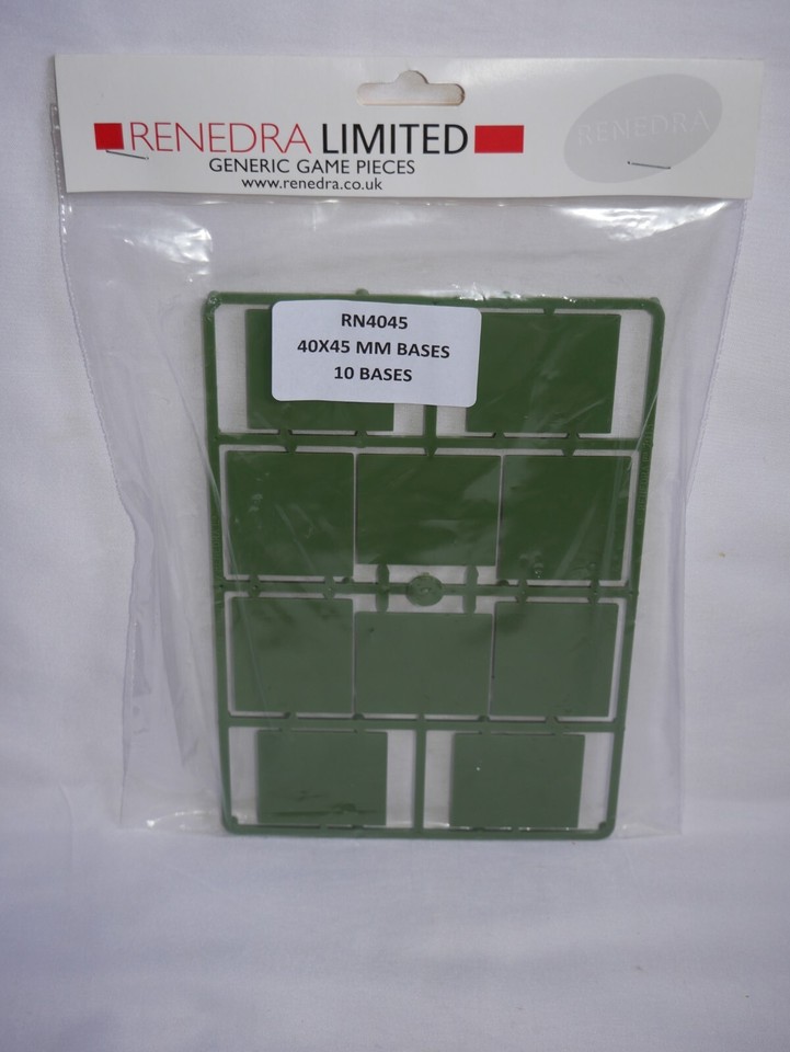 Renedra Limited Generic Scenery & Bases 40 x 45mm Bases 10 Per Pack ...