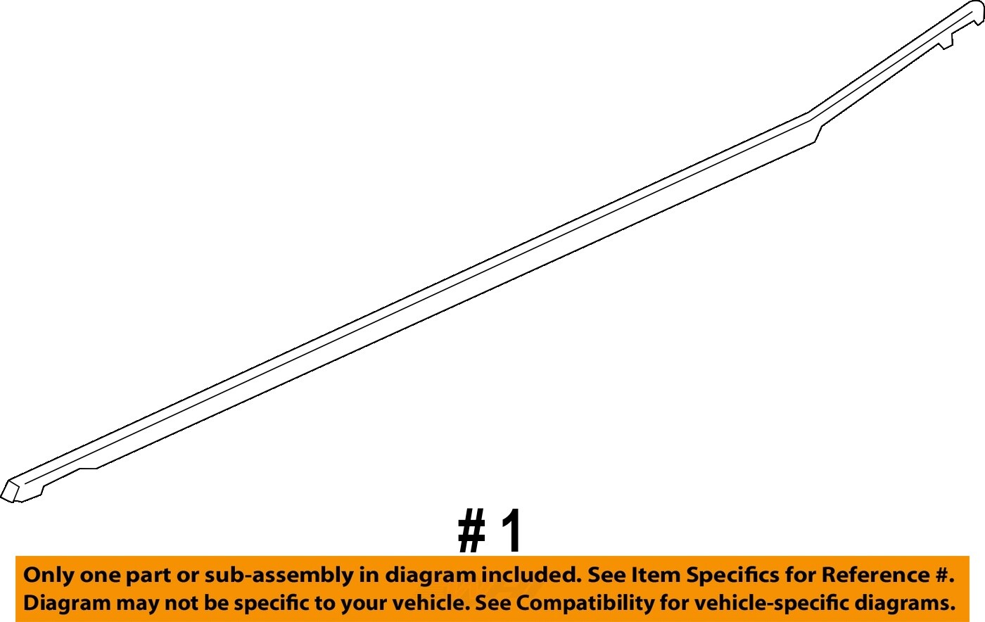 MAZDA OEM 14-18 3 Rear-Window Sweep Belt Felt Molding Right BJS850660B ...