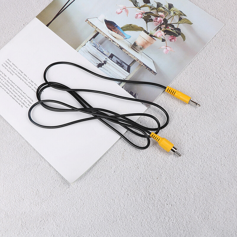 3.5mm 1/8" mono male plug to single rca male audio video cable adapter ...