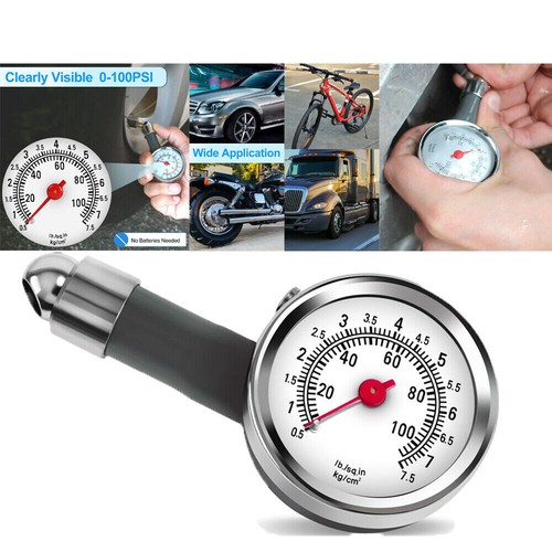 Tire Pressure Guage Car Bike Truck Car Tester Tyre Gauge Auto Dial NEW ...