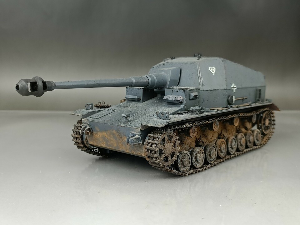 1/35 Built Trumpeter 00348 WWII German Pz.Sfl. IVa “Dicker Max” Tank ...