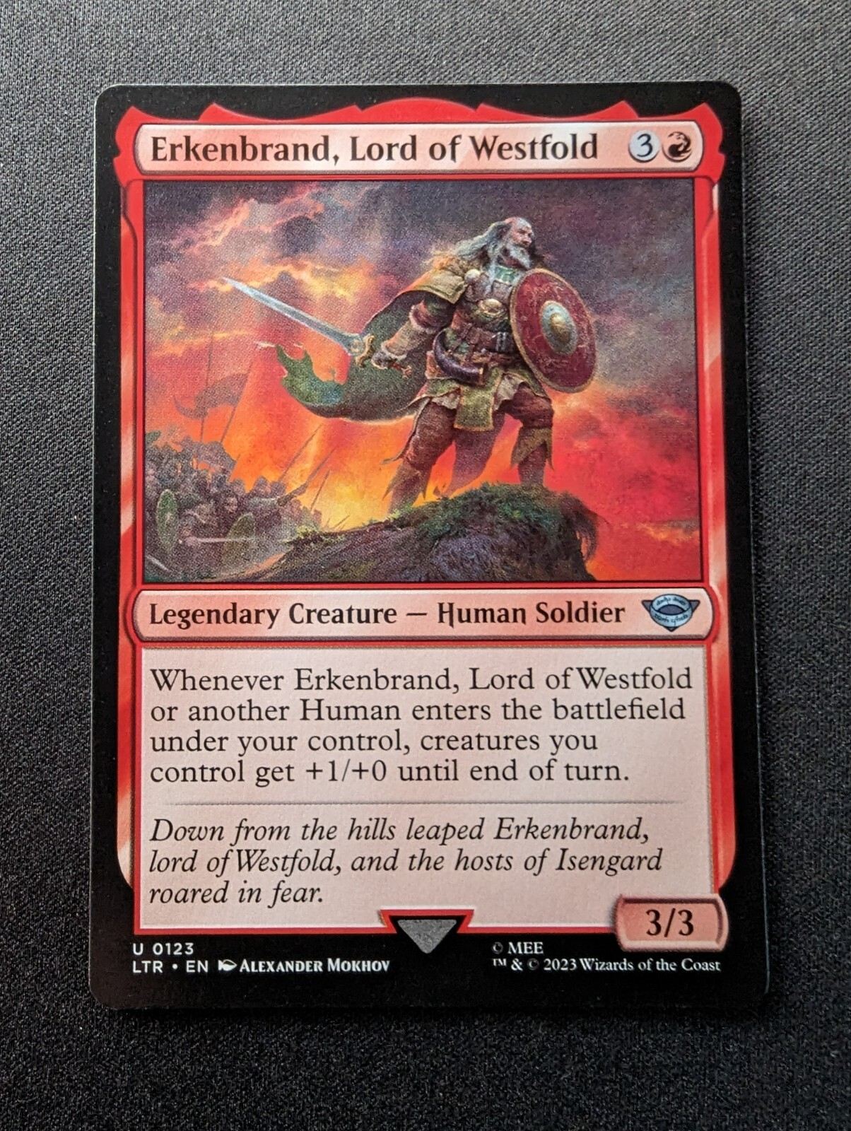 ERKENBRAND, LORD OF WESTFOLD #123 The Lord of the Rings: Tales of ...