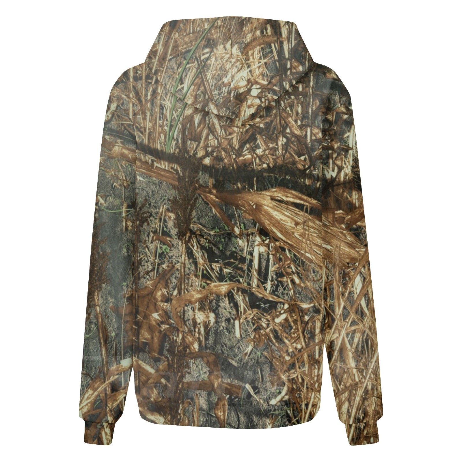Womens Camouflage Hoodies Fleece Sweatshirts Long Sleeve Sweaters with ...