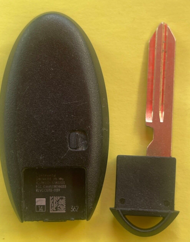 Infiniti Smart Keyfob 4B Trunk NEW Keyblade OEM KR5S180144203 Cont ...