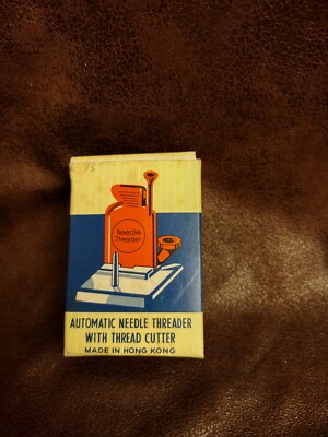 Vintage Plastic Automatic Needle Threader w/ Thread Cutter | eBay