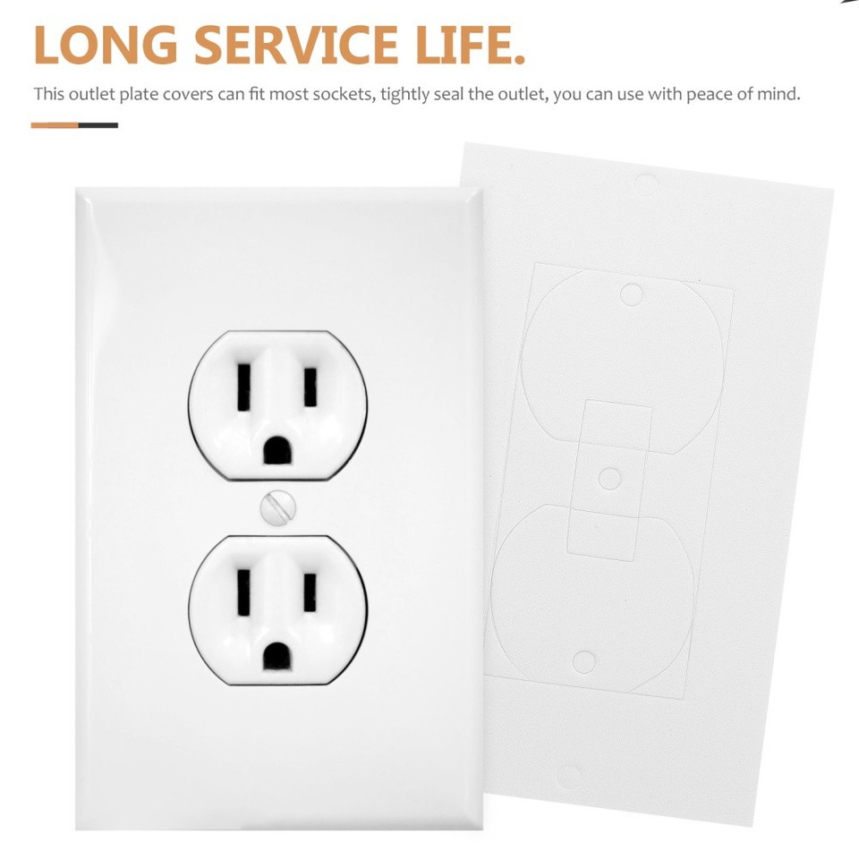 50 Pcs Electric Wall Socket Insulation Covers Receptacle Gasket Pad ...