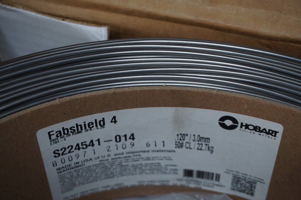 Hobart Fabshield 4 Welding Wire S224541-014 E70T-4 3.0mm 30 Boxes On ...