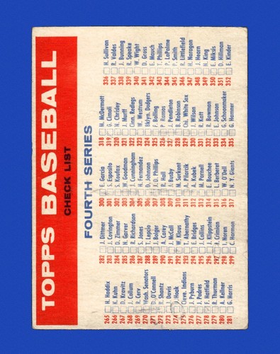 1957 Topps Set-Break Checklist 4/5 Bazooka LOW GRADE (filler) *GMCARDS ...
