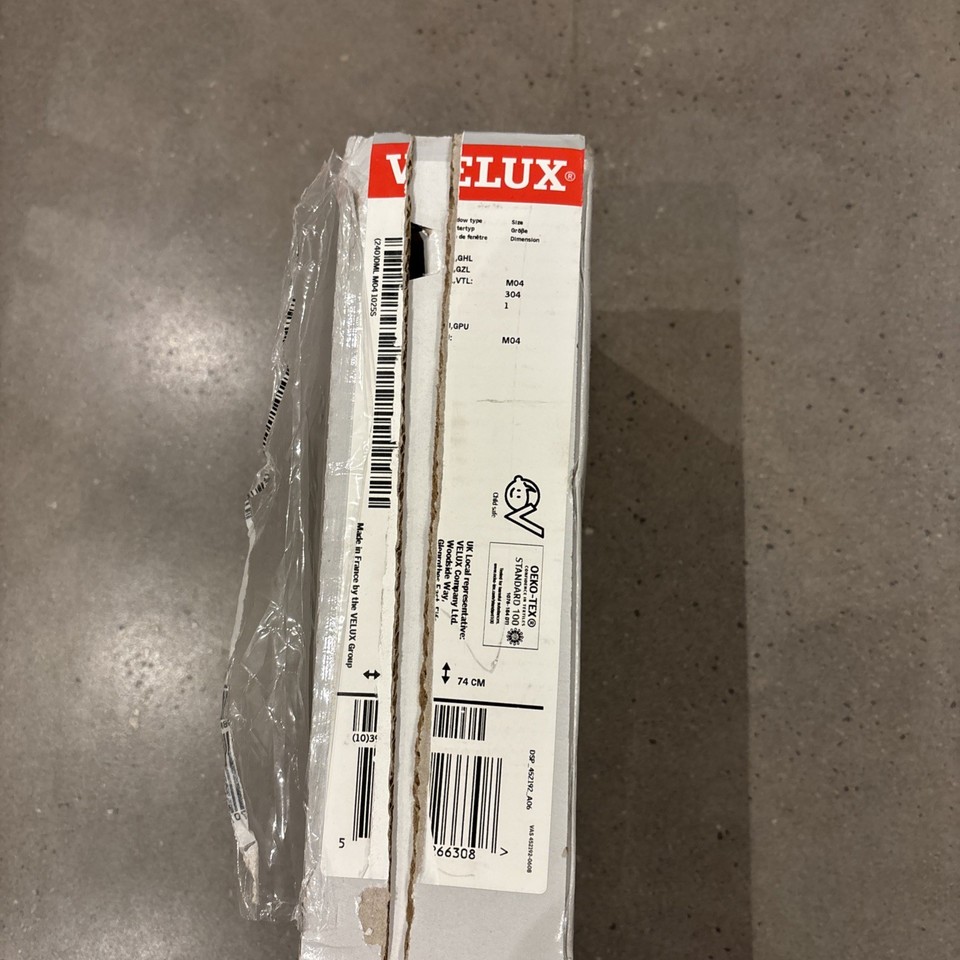 Velux DML M04 1025S Remote Electric Window Blind Blackout White | eBay UK