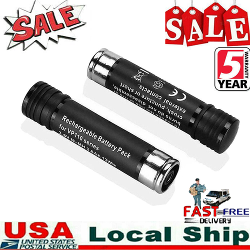 2-Pack 3.6V For Black&Decker 3.6Ah Ni-Mh Battery Versapak Gold VP100 ...