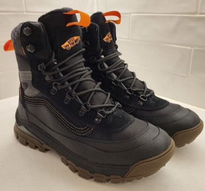 Vans Mens Size 9 Snow Kicker Gore-Tex GTX MTE 3 Black Gum Boot Hike ...