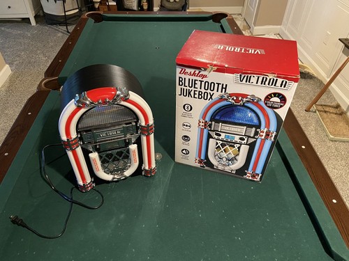 Victrola VJB-125 Retro Countertop Jukebox With CD Player and Bluetooth ...