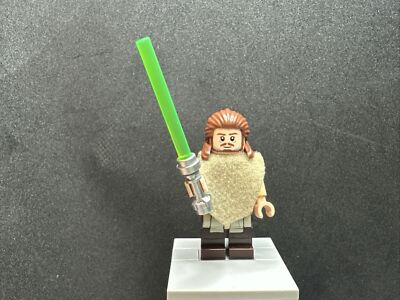 Lego Qui-Gon Jinn - Poncho Minifigure Star Wars sw1334 Set 75383 ...