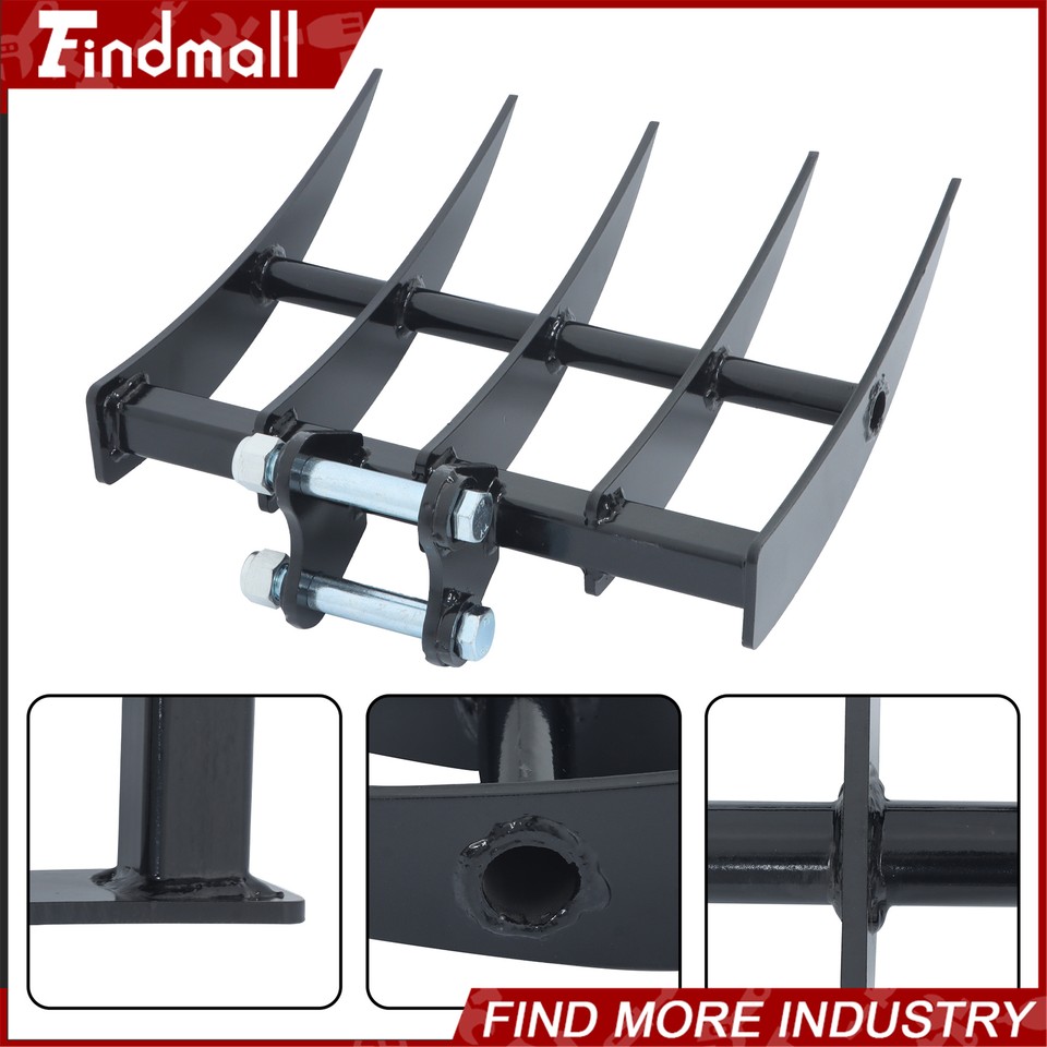 For One Ton to 1.5Ton Mini Excavator Small Digger Rake Attachments | eBay