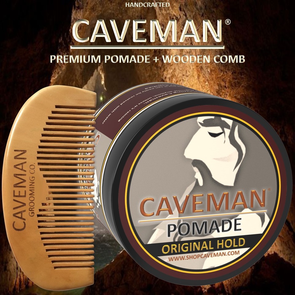 Hand Crafted Caveman® Beard Oil + Beard Balm + FREE Brush + Soap GIFT ...