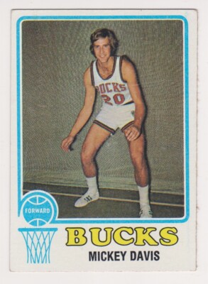 MICKEY DAVIS 1973-74 Topps Basketball Card #107 - MILWAUKEE BUCKS | eBay