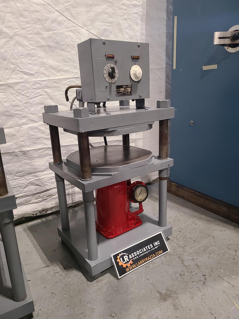 12" Pertot Rubber Mold Vulcanizer making spin cast silicone molds ...