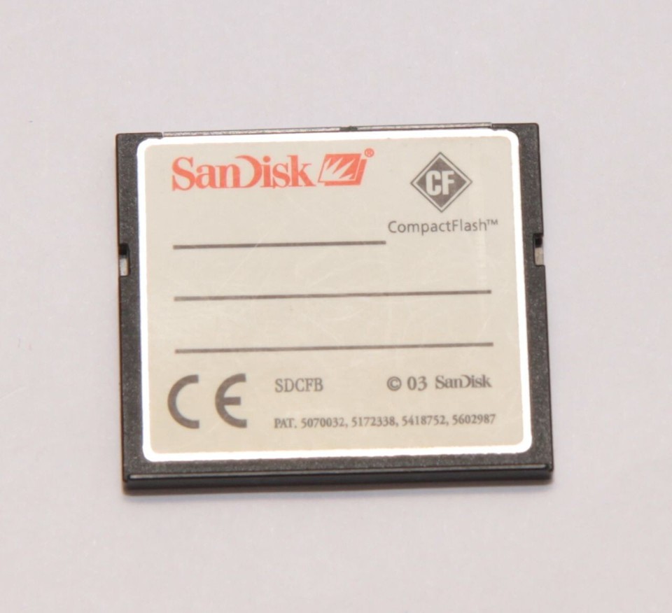 SanDisk 1GB CF Compact Flash Camera Memory Card in Case | eBay