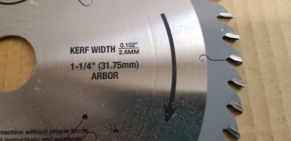 Shopsmith Thin Kerf 60T 10" Carbide Crosscut Blade Mark V & Mark 7 | eBay