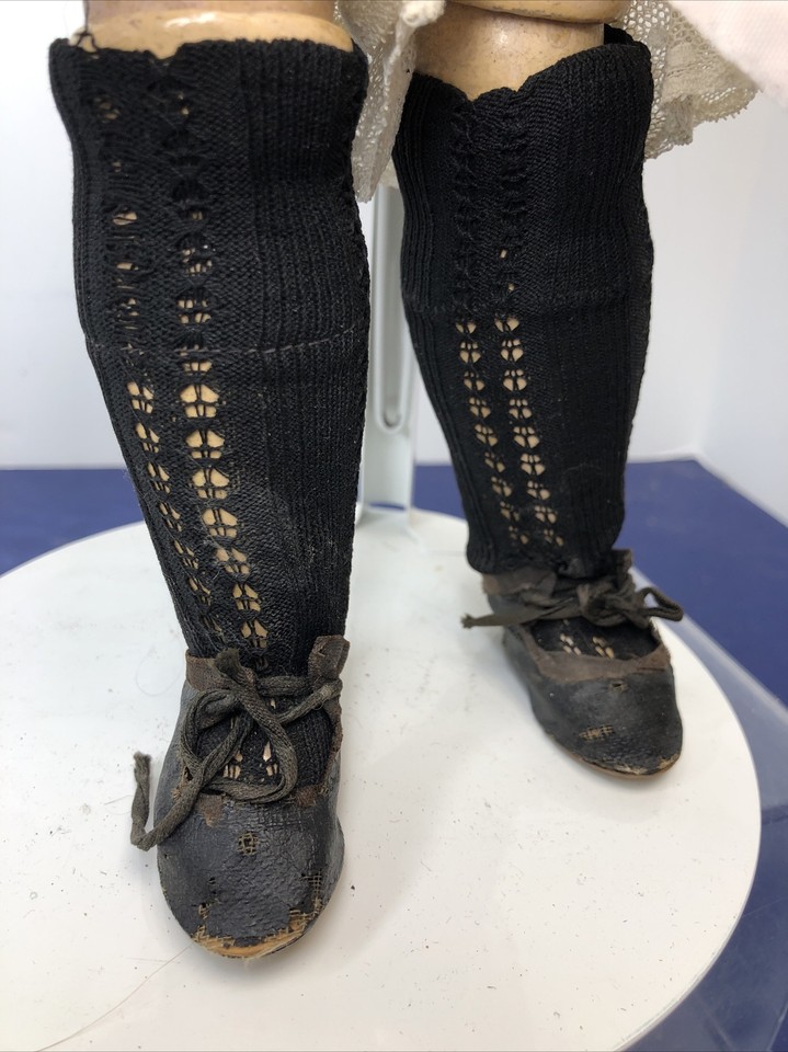 19” Antique German Heinrich Handwerck #29 Bisque Doll Compo Body BL SL Eye SC4 | eBay