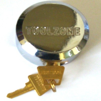 2 x 73mm Round Concealed Padlock Shutter Van Replacement Lock H Duty ...