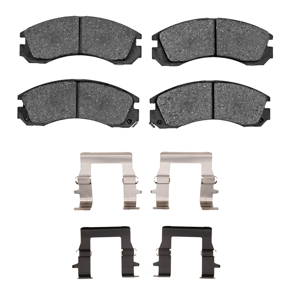 Disc Brake Pad Set-DFC 3000 Ceramic Brake Pads and Hardware Kit fits ...