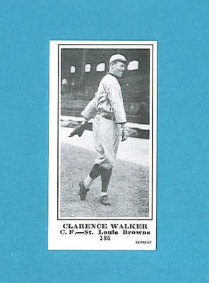 1915 M101-5 The Sporting News Reprint #185 Clarence Walker (St. Louis ...