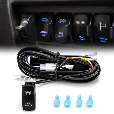 WEISEN Plug & Play Side Lights Wire Pulse Bus Bar For Polaris RZR PRO ...