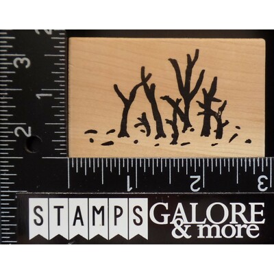 Club Scrap Rubber Stamps BARE DEAD TREE TRUNK & BRANCHES SCENERY ...