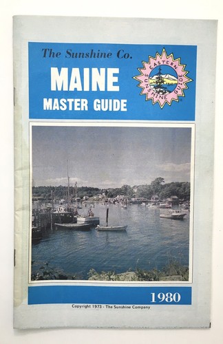 The Sunshine Company Maine Master Guide 1980 Travel Booklet | eBay