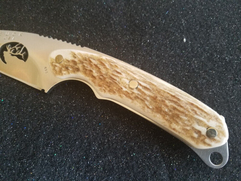 BUCK KNIFE : Limited Edition 693 Elk Stag Handles - Bull Elk Profile ...