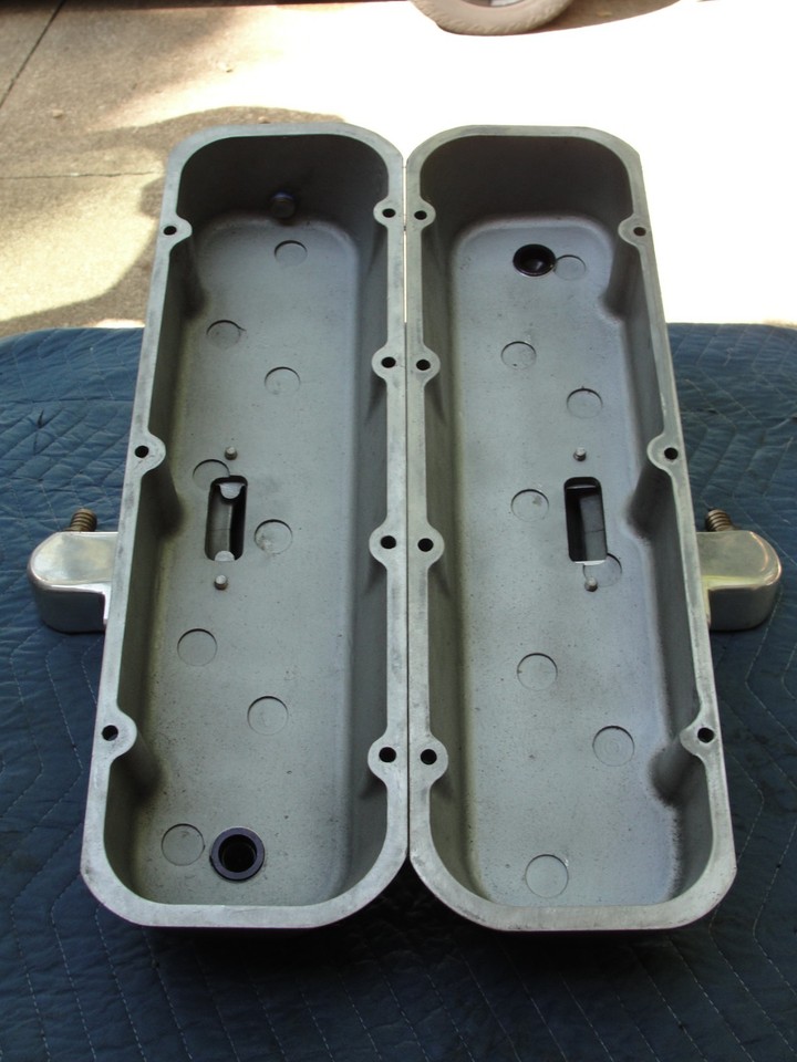 Rare Rodeck Aluminum Valve Covers Big Block Chevy BBC 396 427 454 502 ...